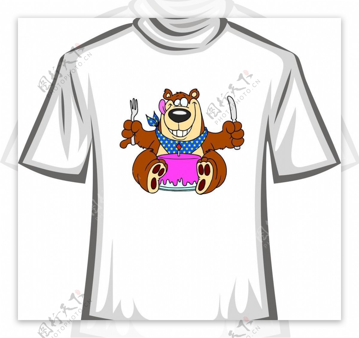 卡通T恤图片素材-编号01032186-图行天下