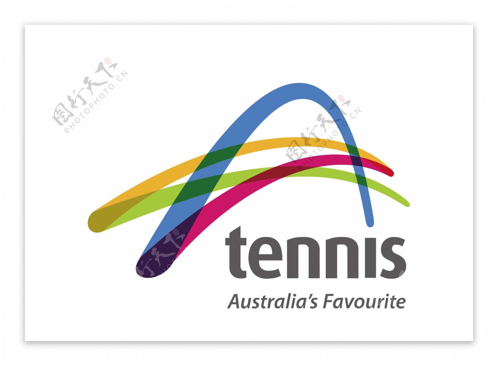 tennisaustraliasfavouritelogo设计欣赏tennisaustraliasfavourite运动赛事标志下载标志设计 ...