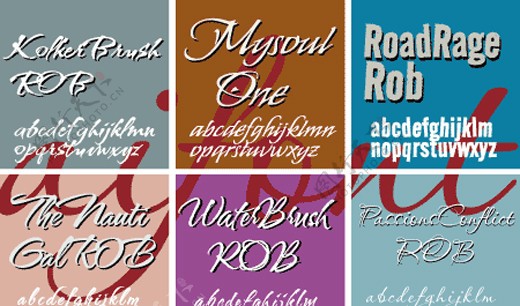 Robert系列字体下载图片素材-编号08030486-图行天下