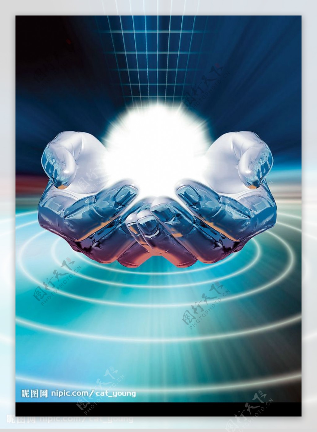 科技之手高清晰设计图1图片素材-编号08693496-图行天下