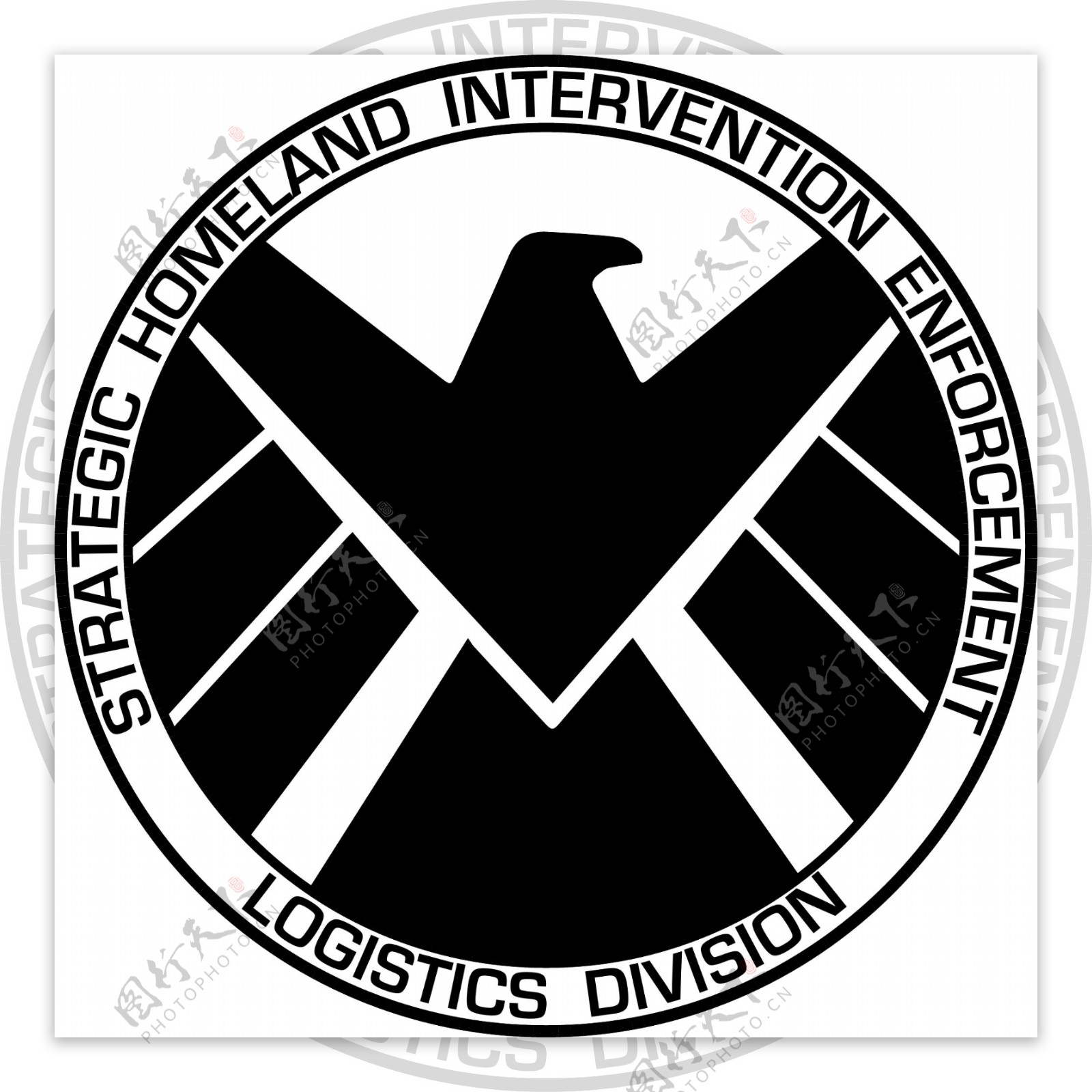 神盾局标志图片素材-编号10250396-图行天下