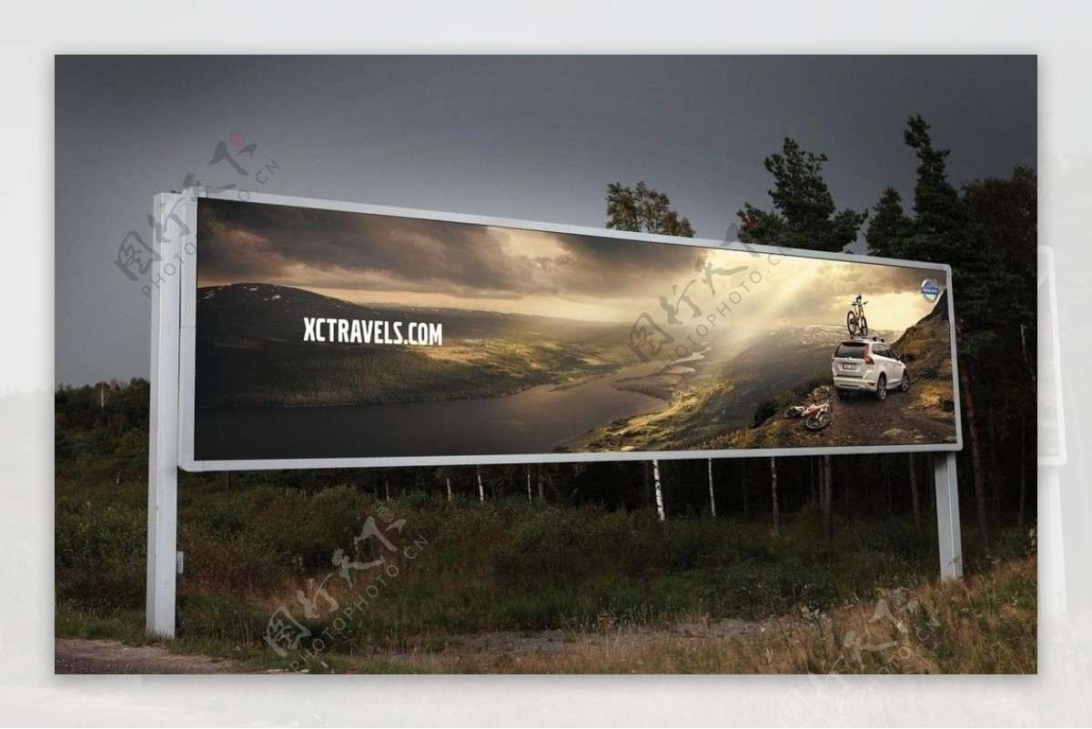 汽车户外广告图片素材-编号13196986-图行天下