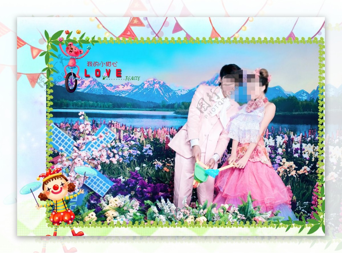 婚纱背景图片素材-编号15779676-图行天下