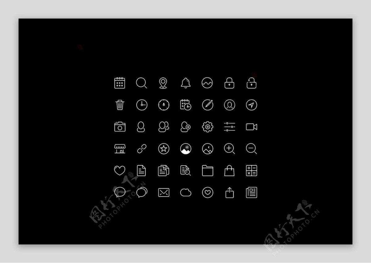 常用icon图片素材-编号23360046-图行天下
