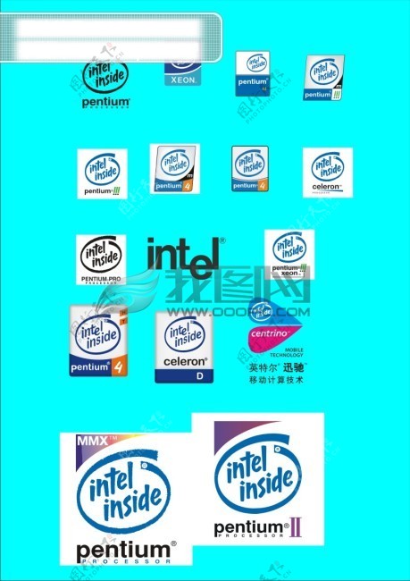 英特尔标志图片素材-编号27183016-图行天下