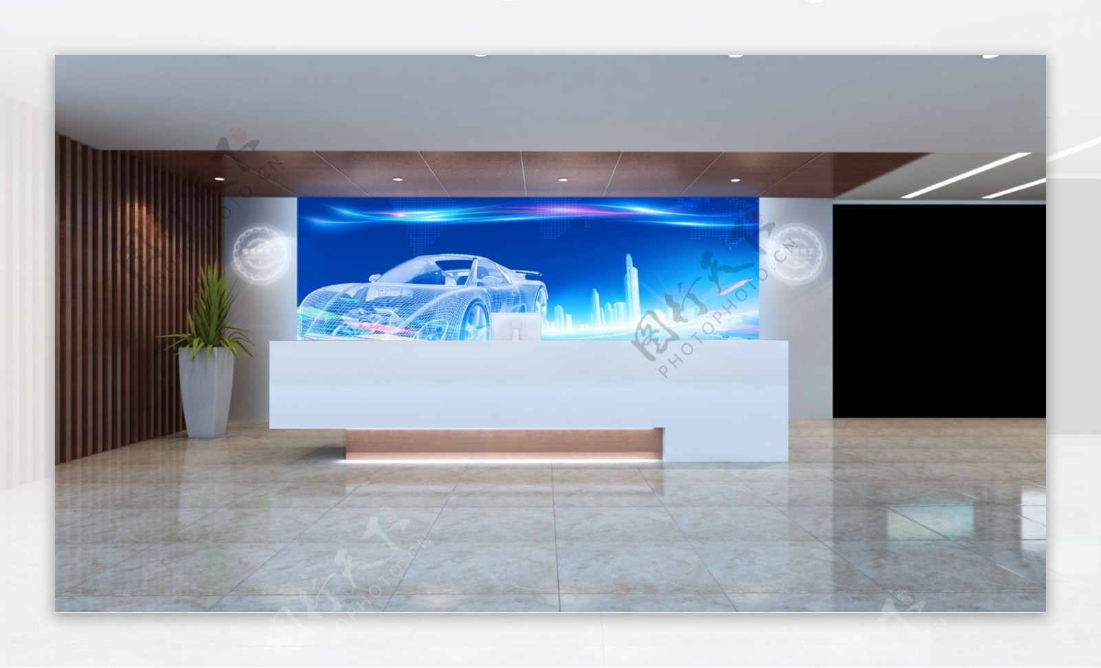 前台全息投影图片素材-编号30725286-图行天下