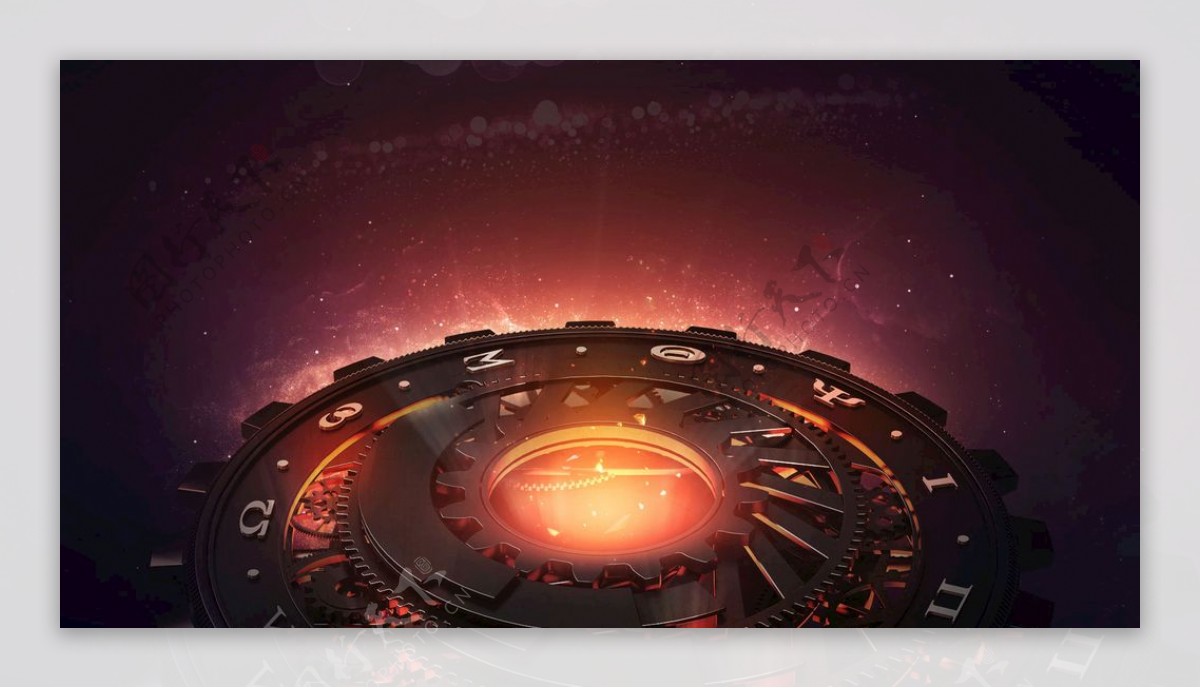 红色光效机械高清图片素材-编号30730896-图行天下