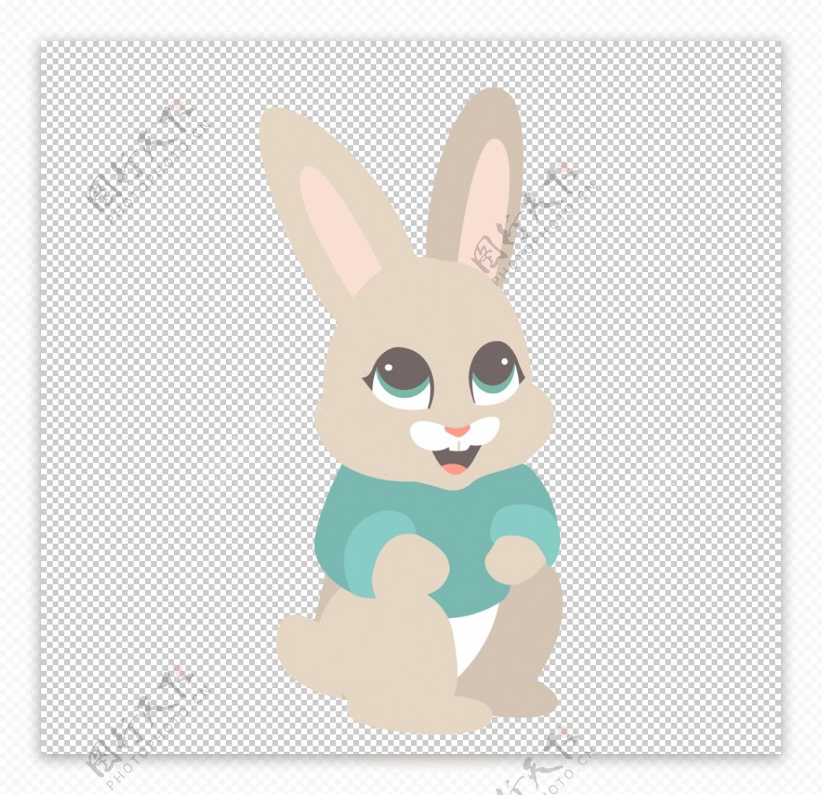 卡通兔子图片素材-编号30829546-图行天下