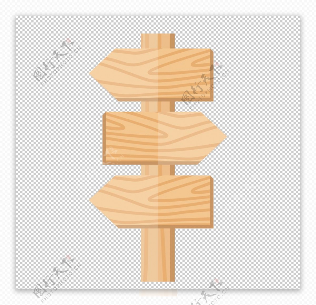 木指示牌图片素材-编号31268576-图行天下
