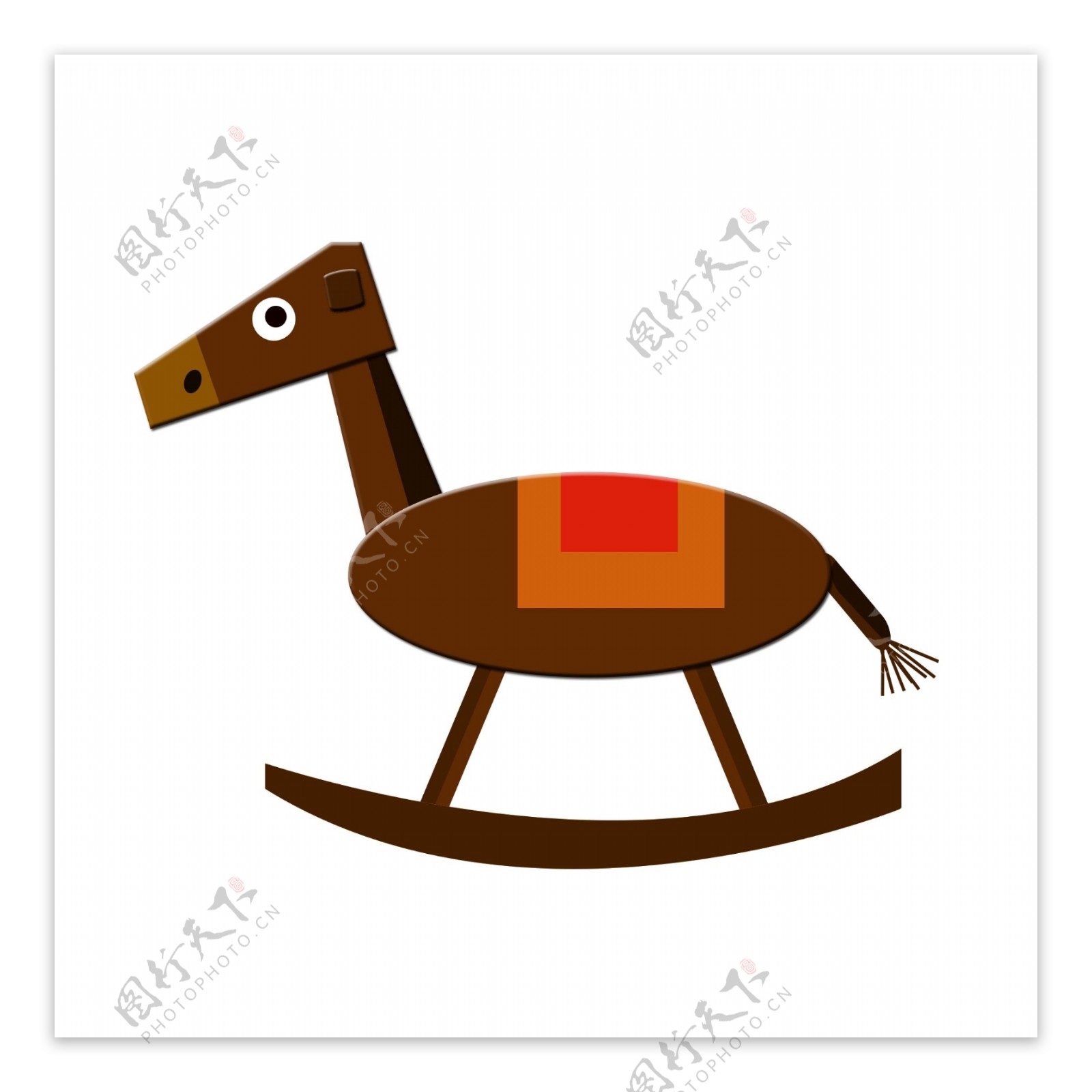 文体用品木马插画图片素材-编号31316646-图行天下