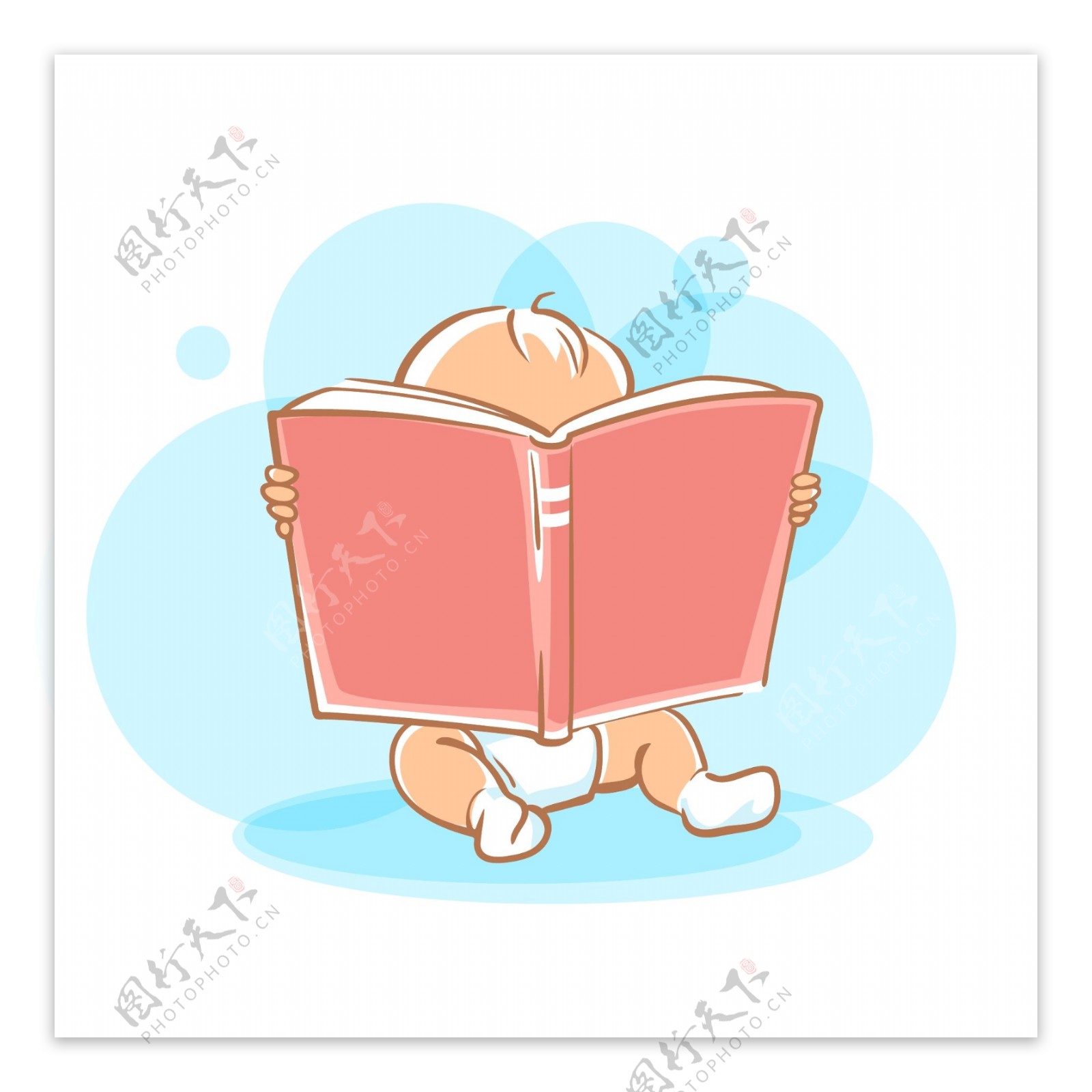 手绘婴儿图片素材-编号36488716-图行天下