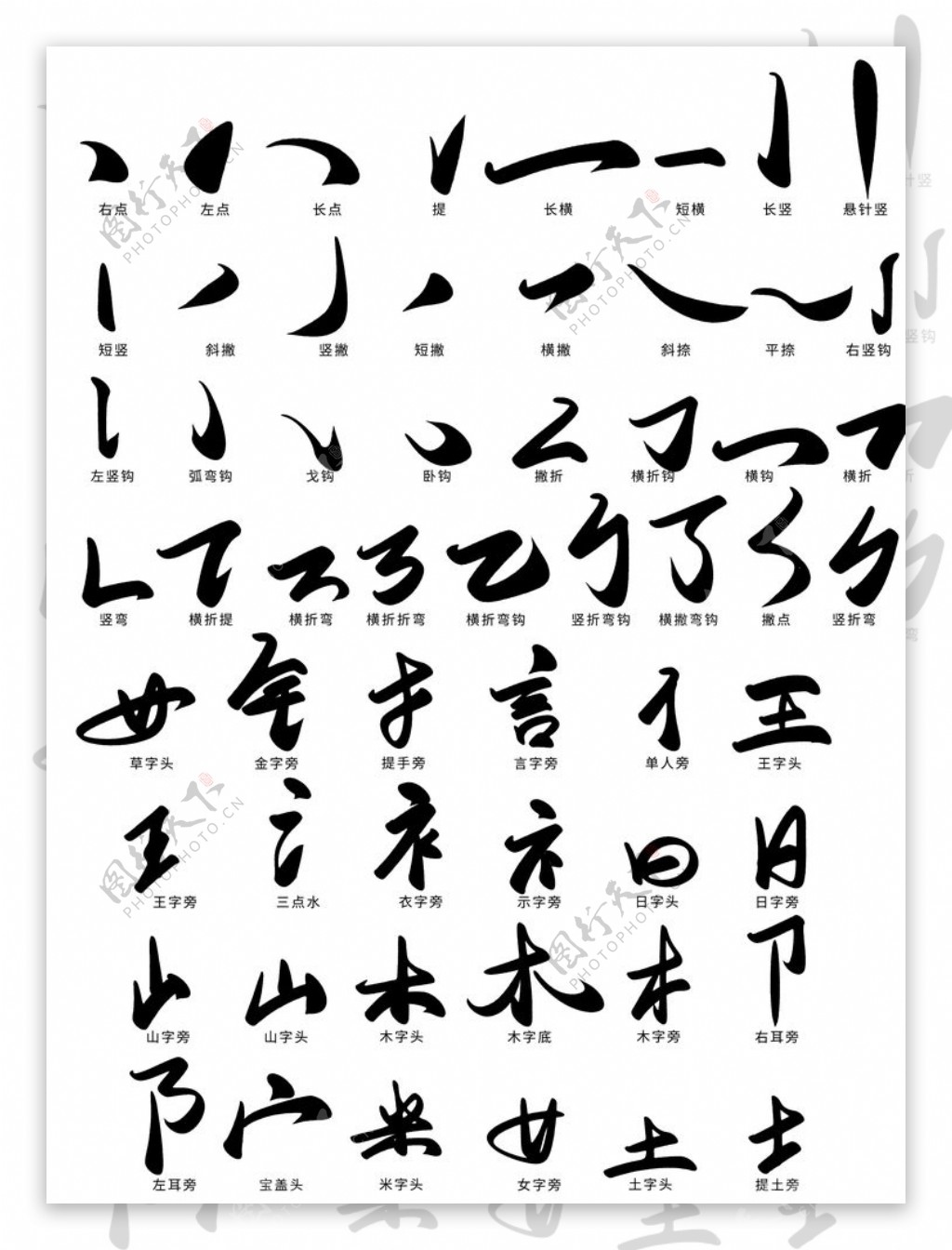 水墨素材毛笔画素材墨迹素材图片素材-编号38317566-图行天下