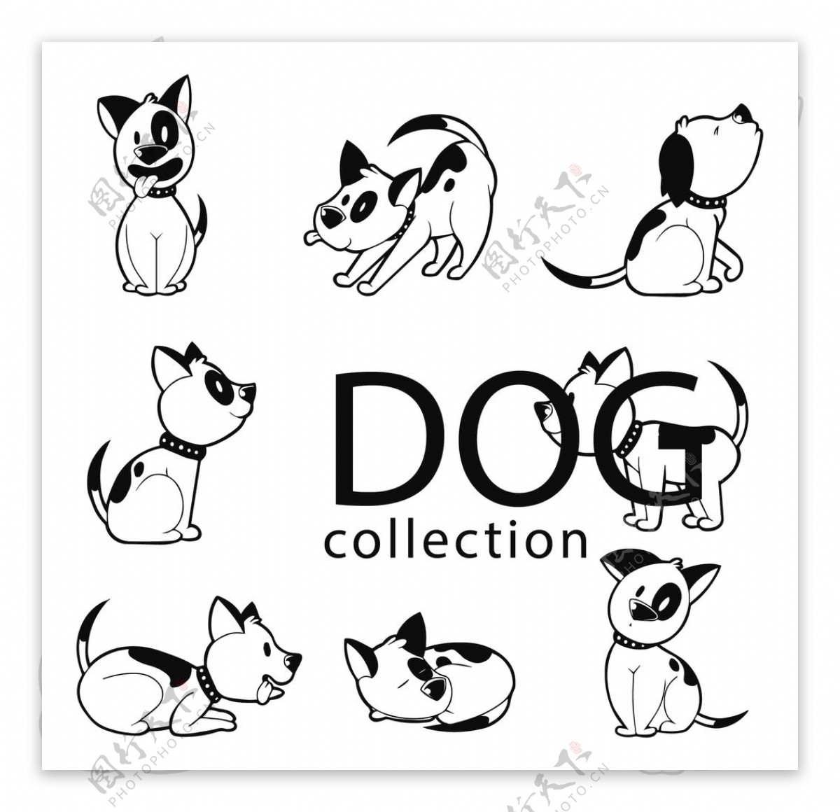 狗DOG动物卡通图片素材-编号39457276-图行天下